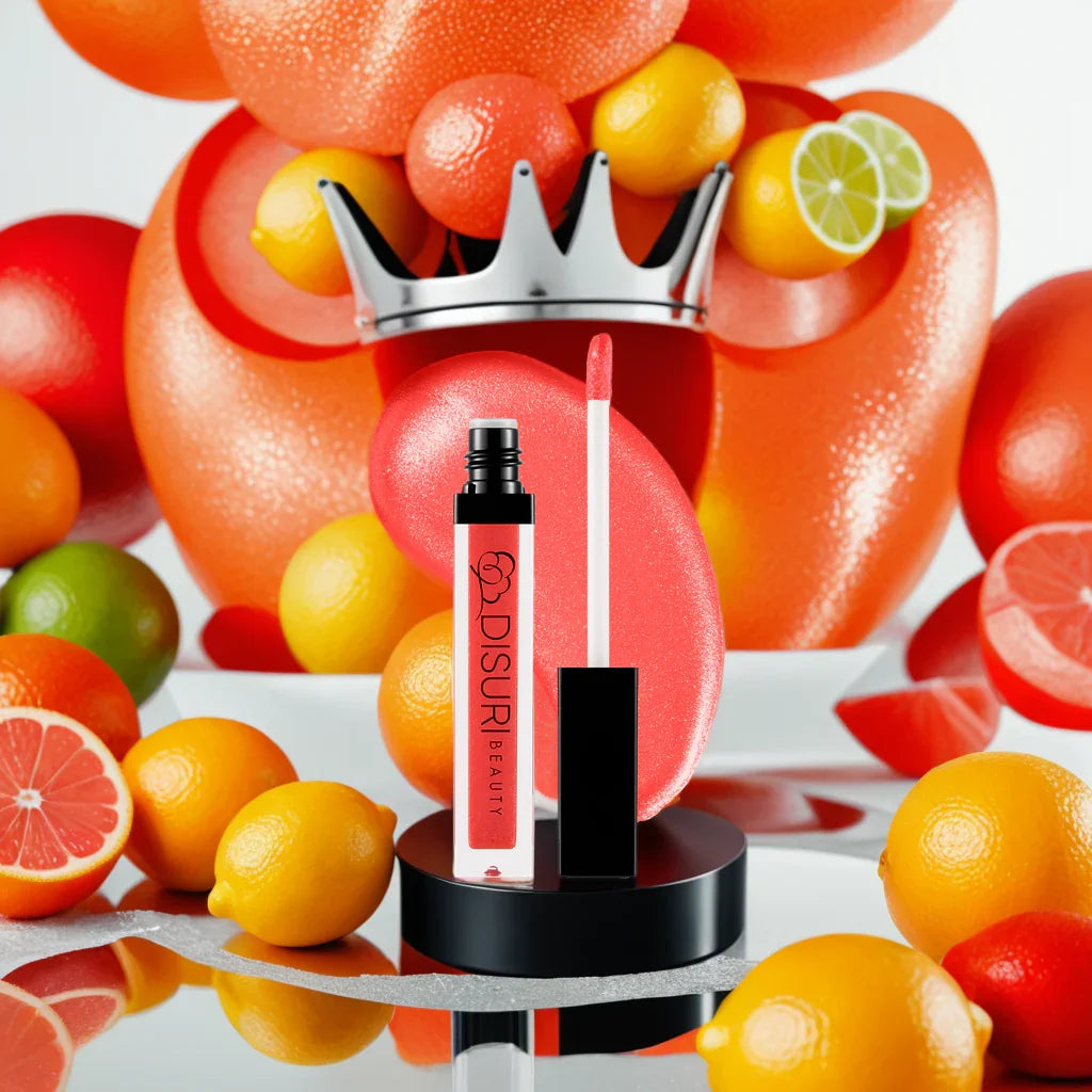 DISURI Beauty Shimmer Lip Gloss - Citrus Queen – DISURI BEAUTY